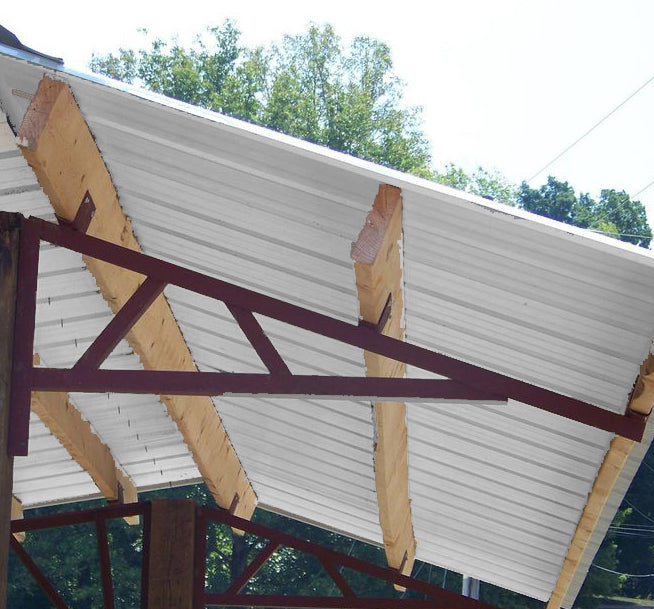 Square Tube Steel Trusses - Snoot Truss - 1.5" x 1.5" - 4/12 Pitch ...