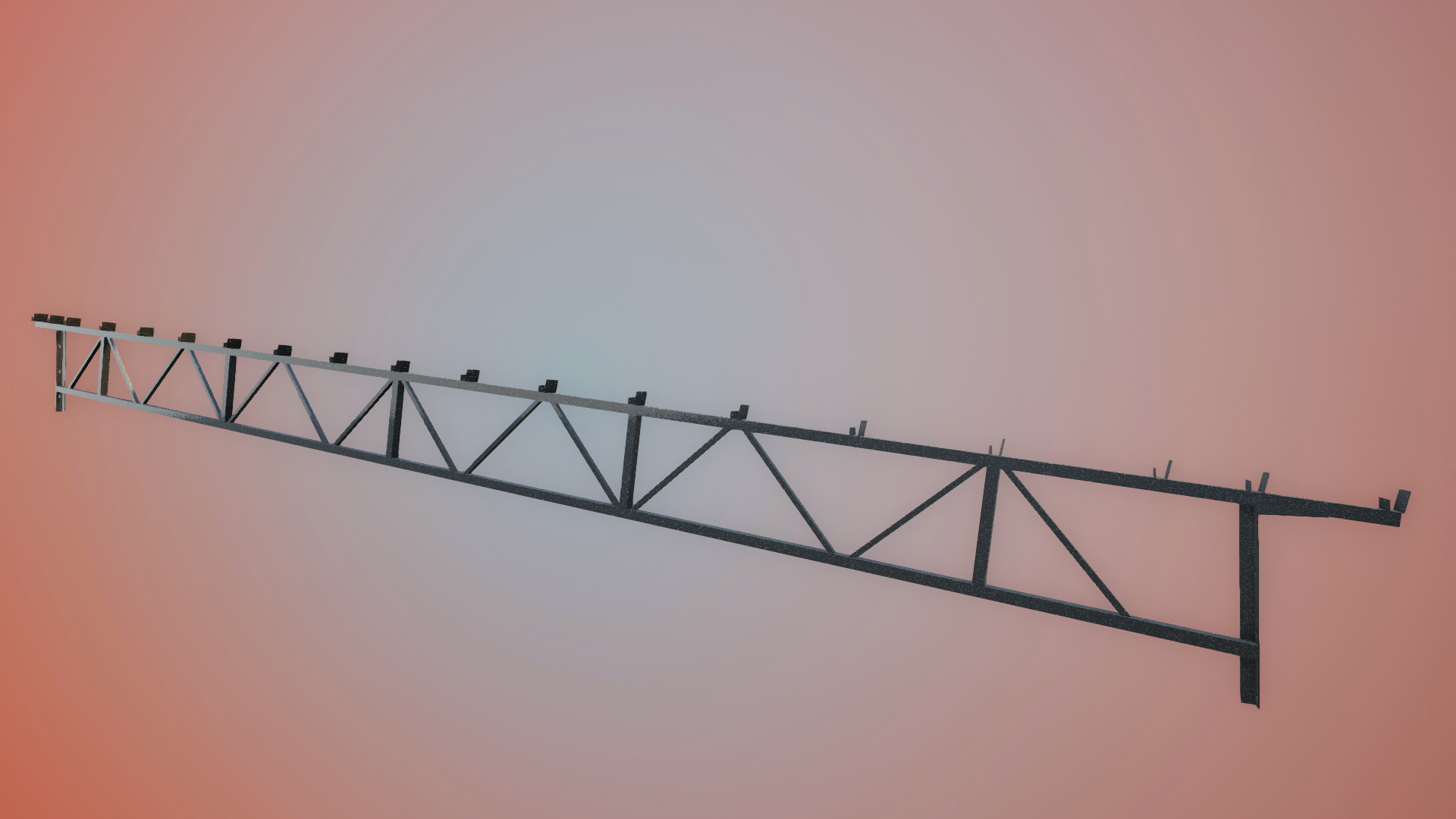 Monoslope Trusses – Blackwater Truss Systems