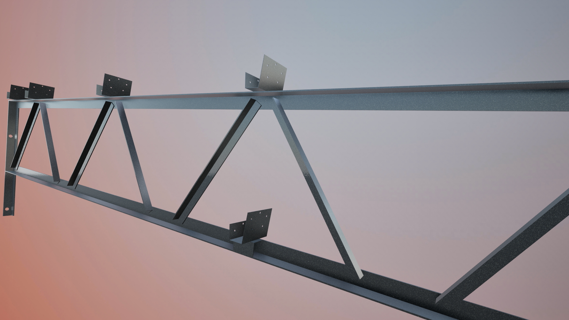 24’ Lean-to Truss – Blackwater Truss Systems