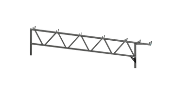 Square Tube Steel Trusses - Lean To Metal Roof Trusses 1.5" or 2" Squa ...